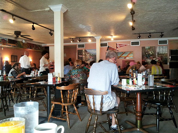 Where breakfast dreams come true: a bustling dining room where strangers become friends over the universal language of perfectly cooked eggs.