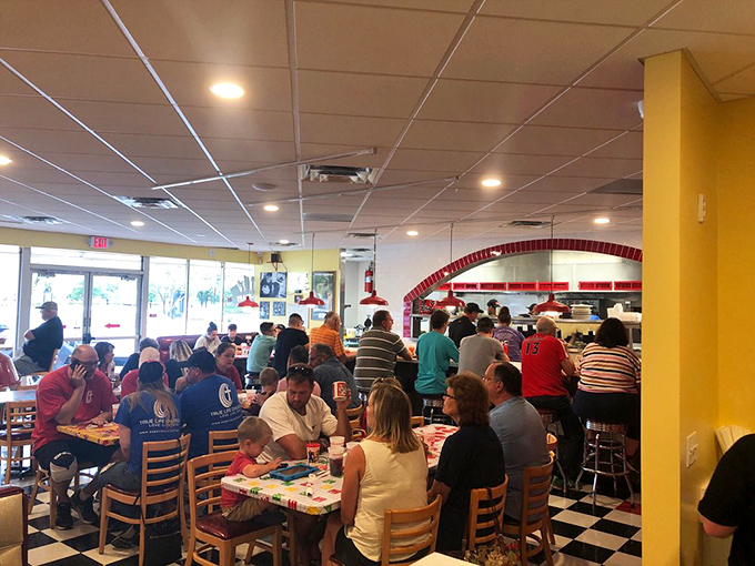 Weekend mornings at Doo-Dah look like this: a full house of happy diners proving that the best things in life are worth waiting in line for.