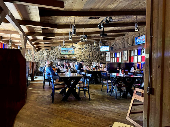 Stone walls and wooden beams create the perfect backdrop for what locals know is Cave Creek's longest-running dinner theater: authentic Arizona dining.