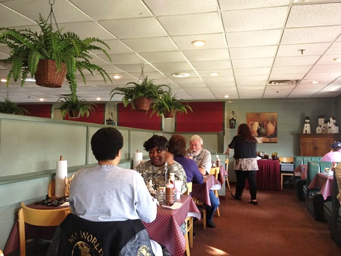 Where strangers become neighbors over plates of barbecue, beneath hanging ferns that have witnessed thousands of first bites.