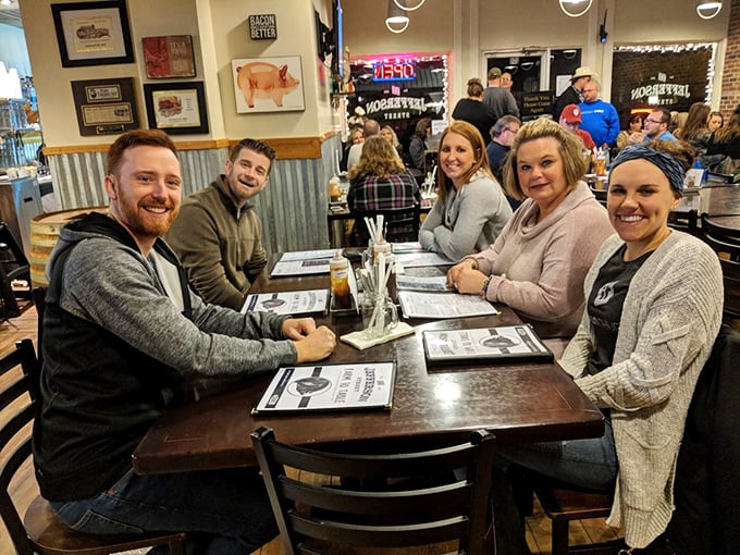 These smiles tell you everything you need to know. When the food is this good, everyone at the table becomes family.