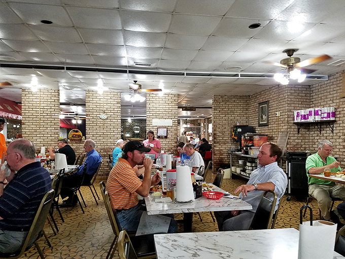 The breakfast crowd at Pam's&mdash;where conversations flow as freely as the coffee, and nobody's checking their watch.