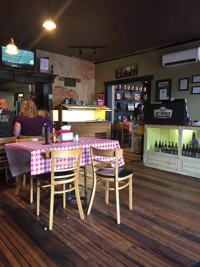 Red-checkered tablecloths and wooden chairs&mdash;the universal signal that you're about to eat something honest, unpretentious, and absolutely delicious.