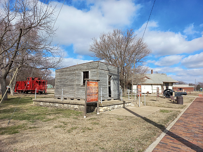 This humble historic structure at Durland Park reminds us that small buildings often housed the biggest dreams on the frontier.