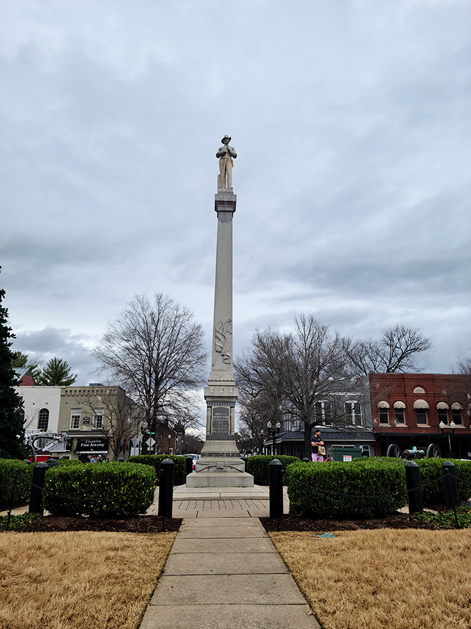 The Confederate monument stands as a complex historical marker in Franklin's public square &ndash; a testament to the town's willingness to acknowledge its full story.