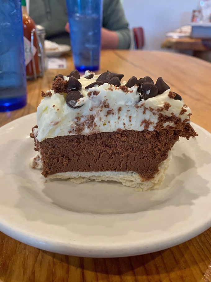 French silk pie so decadent it should come with its own warning label: "May cause involuntary food moans in public places."