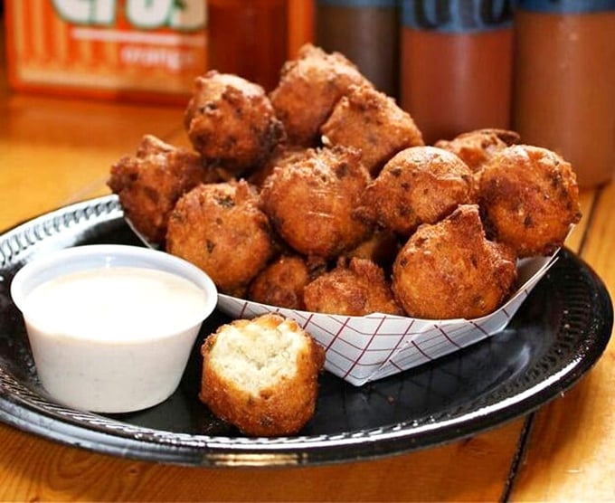 Hush puppies that deserve a standing ovation&mdash;golden, crispy exteriors giving way to pillowy interiors that taste like Southern comfort.