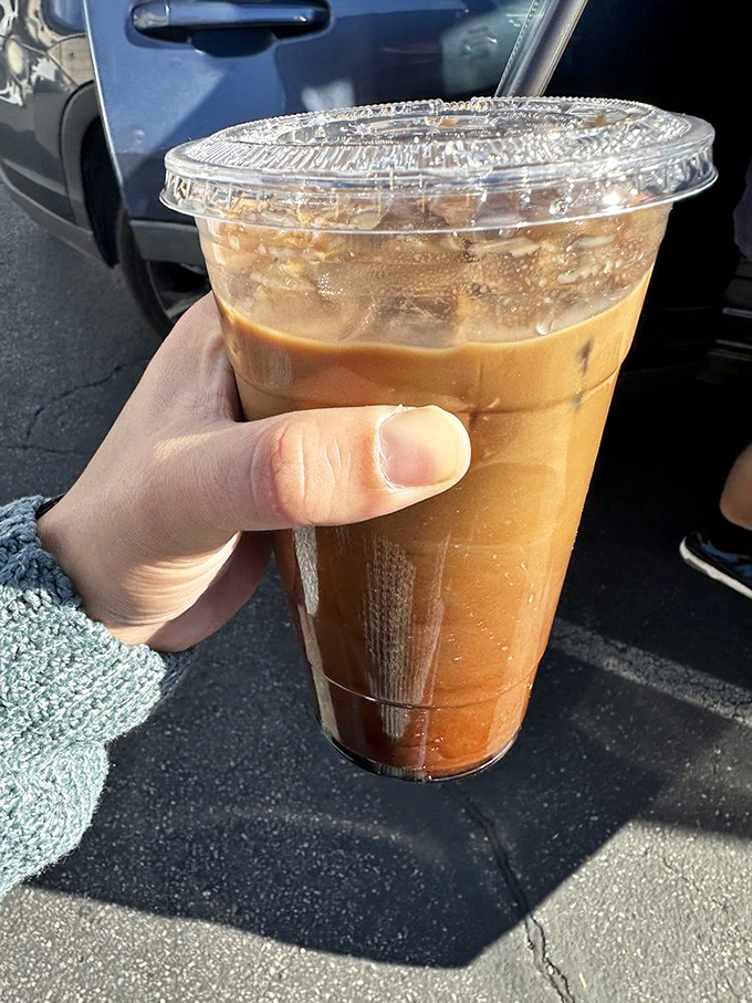 Thai iced tea that puts hair on your chest – creamy, sweet, and strong enough to jumpstart your morning better than any energy drink.
