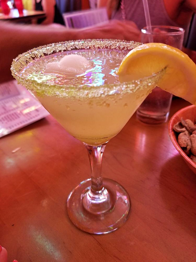 Sunshine trapped in a glass with a sugar rim. This lemon drop martini is what happiness would look like if it were a drink.