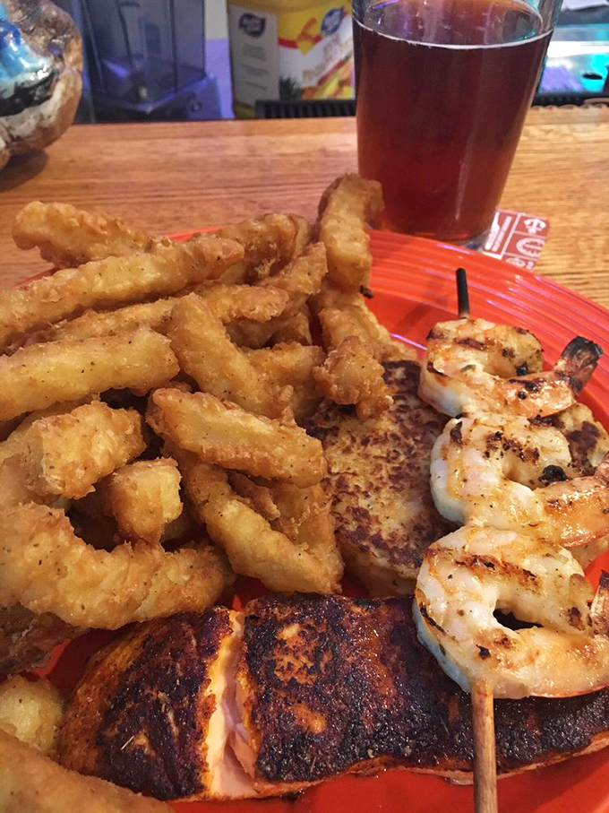 Land meets sea in this protein paradise. If your plate could tell stories, this one would be an epic adventure novel.