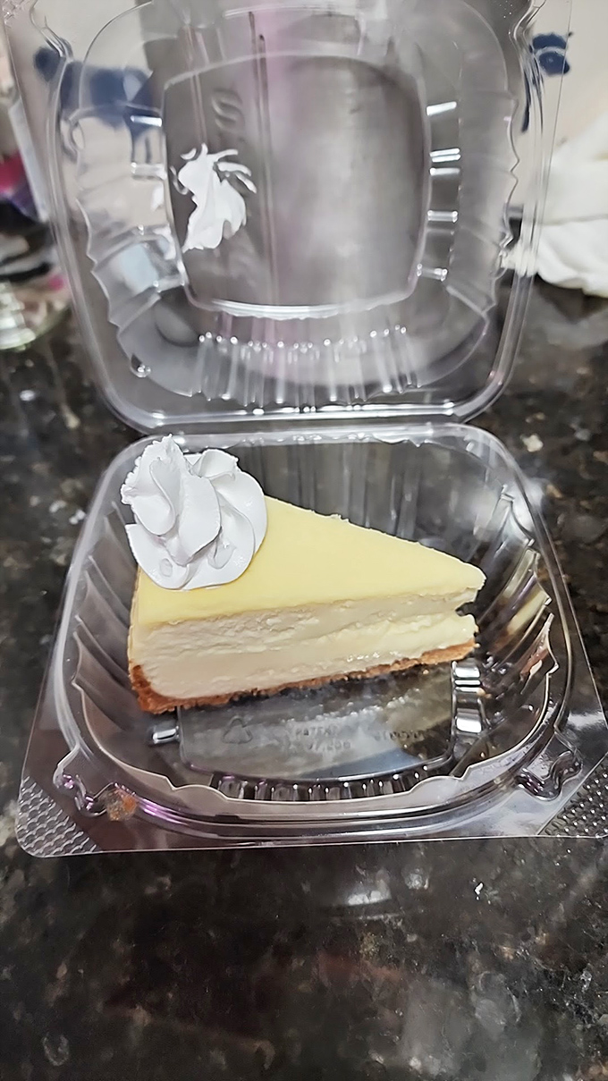 Classic New York style cheesecake with a dollop of cream &ndash; sometimes the simple classics outshine all the fancy newcomers.