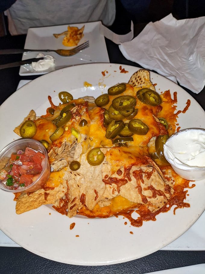 These nachos aren't messing around with their jalape&ntilde;o-to-cheese ratio. When Maryland does Tex-Mex, it somehow becomes deliciously Mid-Atlantic.