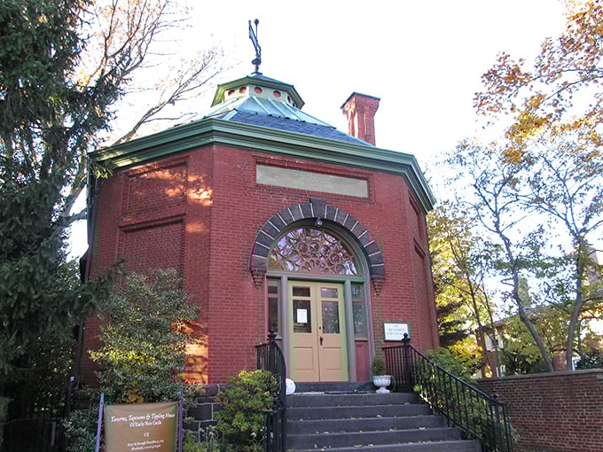 This charming octagonal brick building proves that even in colonial times, people understood that knowledge and beautiful architecture go hand in hand.