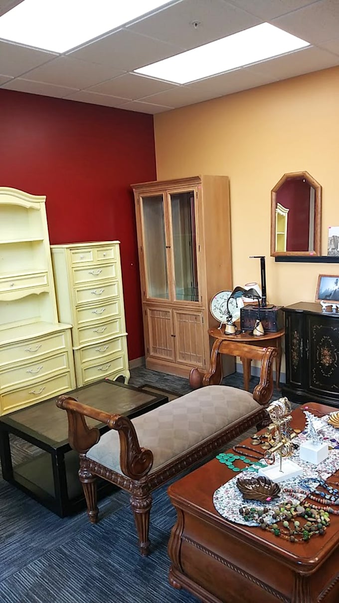 Furniture vignettes that spark imagination. That yellow dresser isn't just storage—it's the statement piece your guest room has been crying for.