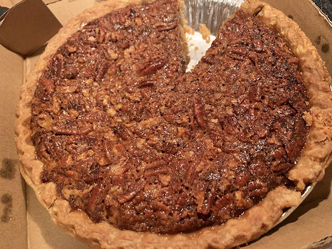 Pecan pie that makes you understand why people fight over family recipes. That glistening, caramelized top is the stuff of dessert dreams.