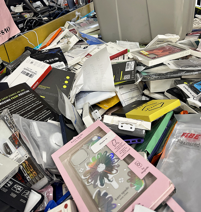 Protection with personality. The phone case bin is a microcosm of Rainbum itself—dig deep enough and you'll find exactly what you didn't know you needed.