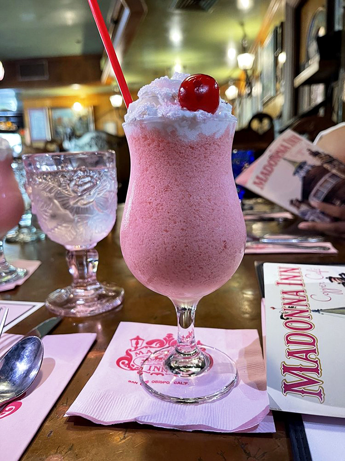 This pink cloud milkshake isn't just a drink&mdash;it's what unicorns must have for breakfast, complete with whipped cream mountain and cherry summit.