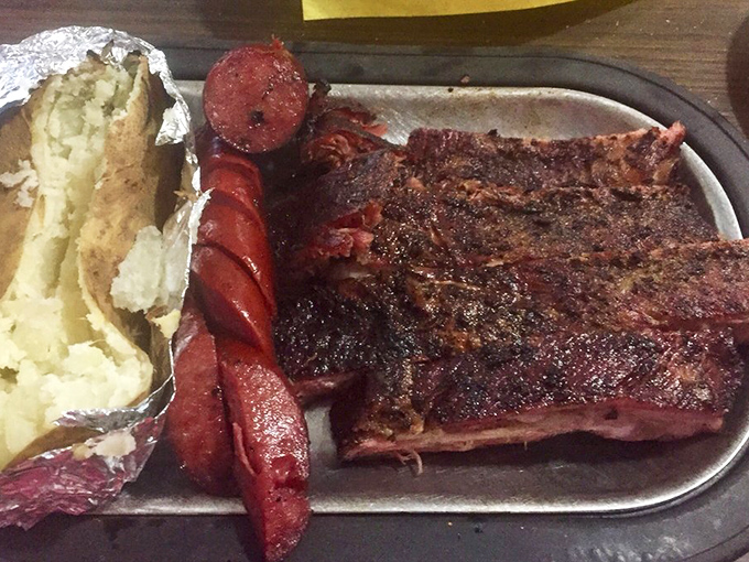 When ribs and smoked sausage share a plate, it's not just dinner&mdash;it's a celebration of Oklahoma's proud barbecue heritage.