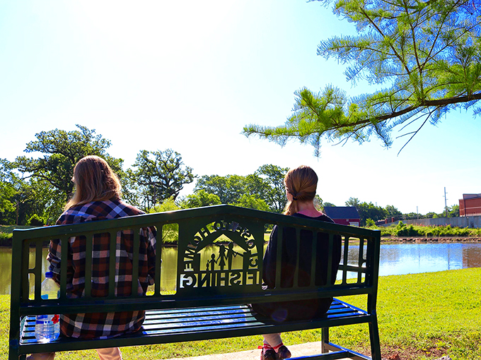 Sometimes the best therapy is just sitting on a bench by the water, watching nature do its thing while your phone stays in your pocket.