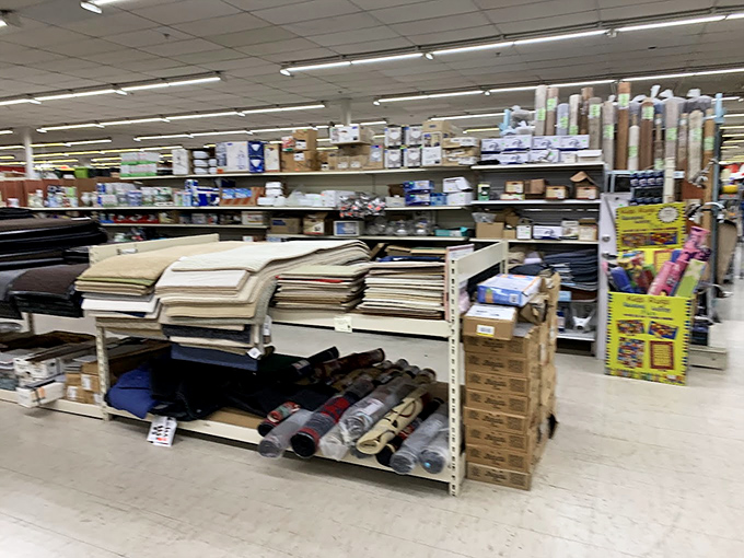 Rug heaven for the indecisive shopper. That bear paw design would tie your whole cabin together, wouldn't it?