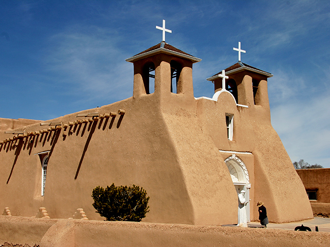 San Francisco de Asis Church has starred in more paintings and photographs than most Hollywood celebrities. Ansel Adams couldn't resist its sculptural perfection.
