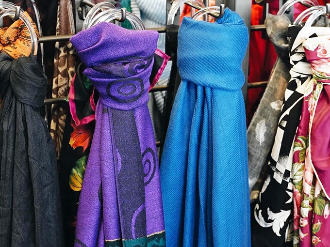 Scarves with personalities bolder than Texas politics. Add instant sophistication to any outfit for less than a fancy coffee.