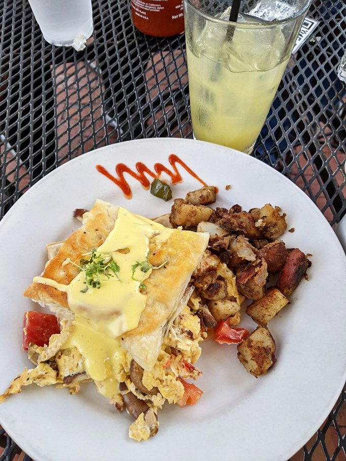 Breakfast luxury that doesn't require a second mortgage. This scrambled eggs and lobster creation makes Monday morning feel like Saturday night at a five-star restaurant.