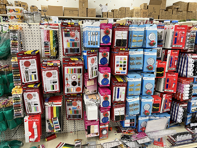 Art supplies galore! Everything you need to become the next Picasso, or at least someone who can successfully wrap a birthday present.