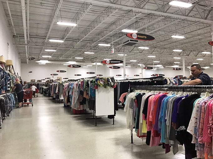 Serious thrifters develop a sixth sense, scanning racks with laser focus while mentally calculating the difference between retail and Value World prices.