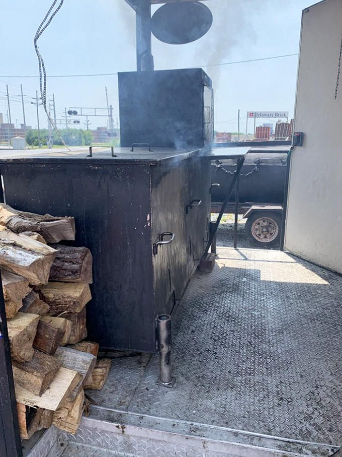 The smoker—where patience and hardwood create magic. This isn't fast food; it's slow food worth every minute of the wait.
