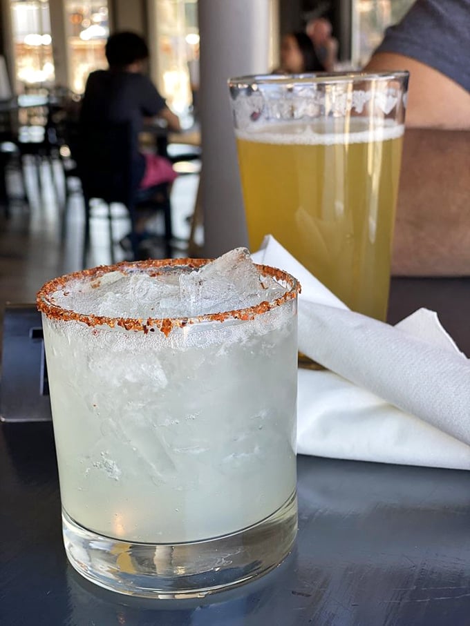 A margarita with attitude&mdash;that spicy rim isn't just for show. The perfect companion when your taste buds need a break from all that smoky goodness.