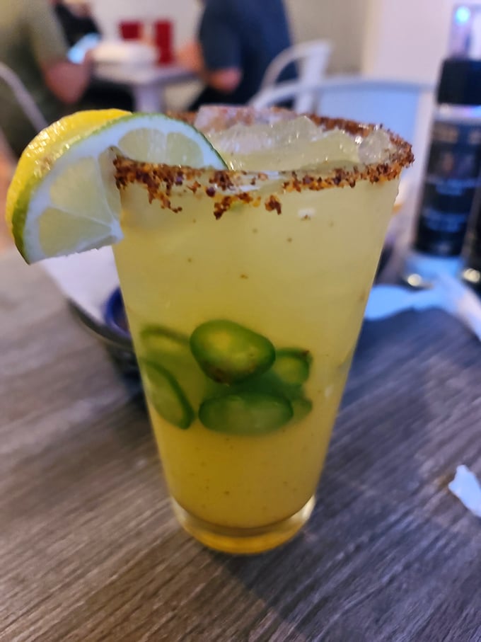 This isn't just a margarita&mdash;it's a vacation in a glass, with jalape&ntilde;os adding just enough excitement to wake up your Wednesday.
