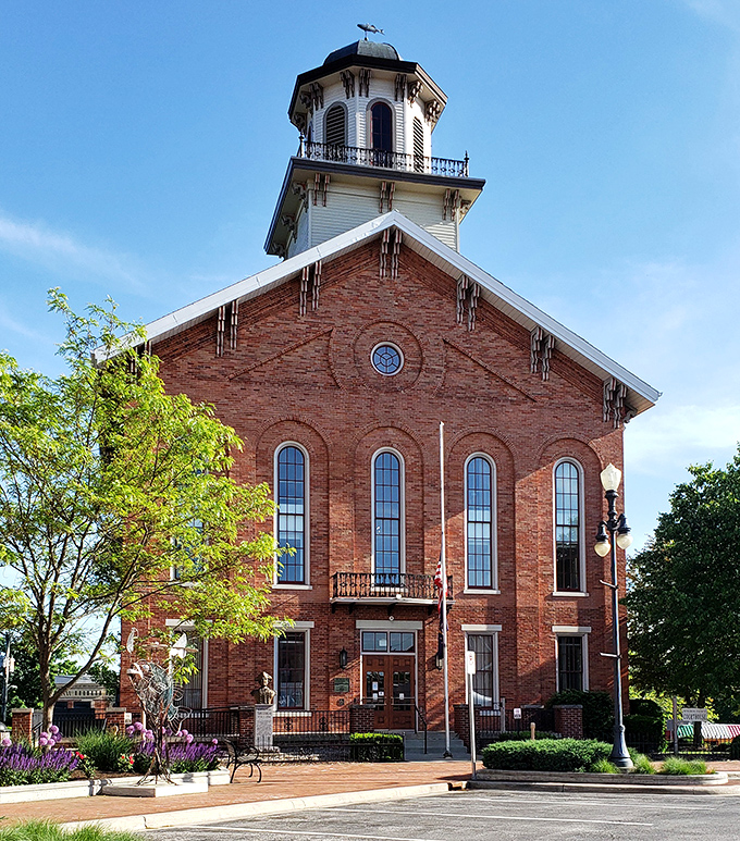 The Steuben County Courthouse stands as a testament to when public buildings were designed to inspire, not just house government functions.