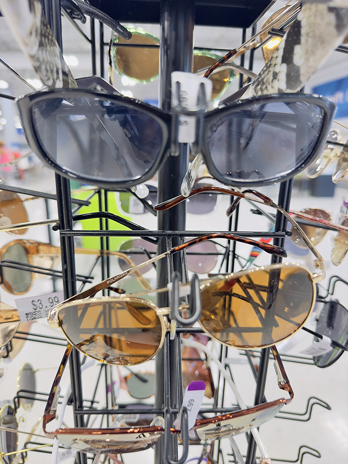Sunglasses galore! Channel your inner movie star or find practical protection&mdash;all without the sticker shock of designer boutiques.