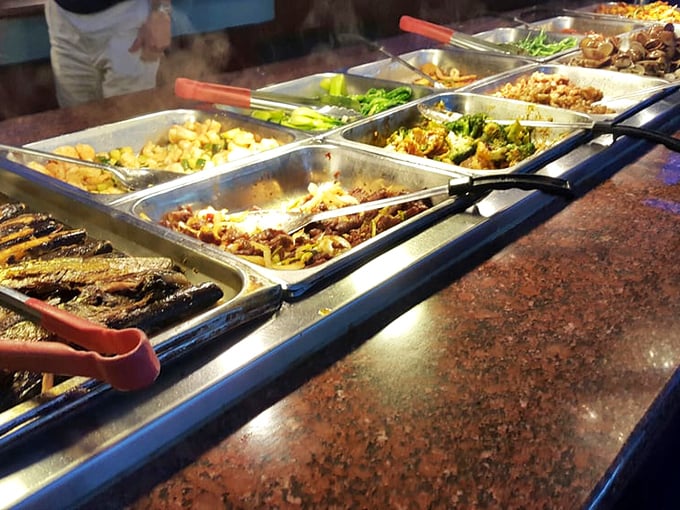 A buffet philosopher once said: green vegetables justify the three plates of everything else. Balance in all things, especially buffet strategy.