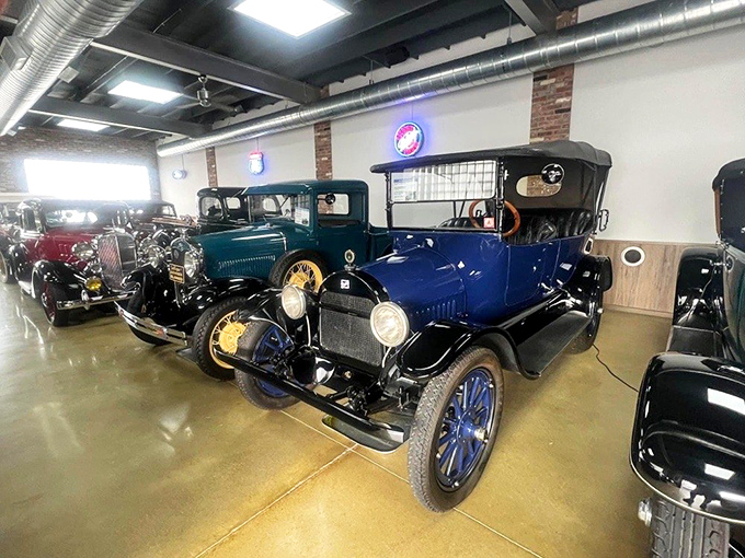 Classic cars that make you wonder if Doc Brown's DeLorean is parked around the corner. Time travel never looked so shiny.