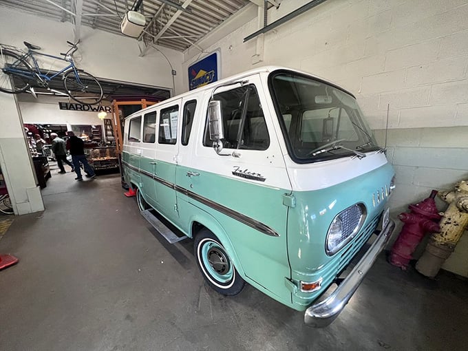 This aqua and white beauty isn't just transportation&mdash;it's every road trip fantasy from 1965 rolled into one perfectly preserved package.