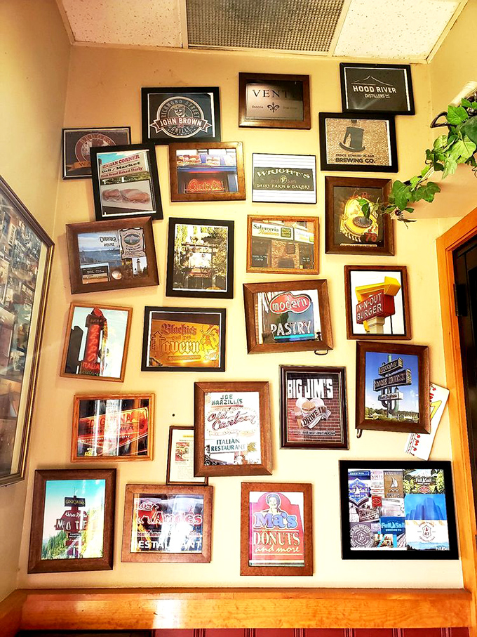 A gallery wall that tells stories of culinary adventures – each frame a window into Idaho's food heritage.