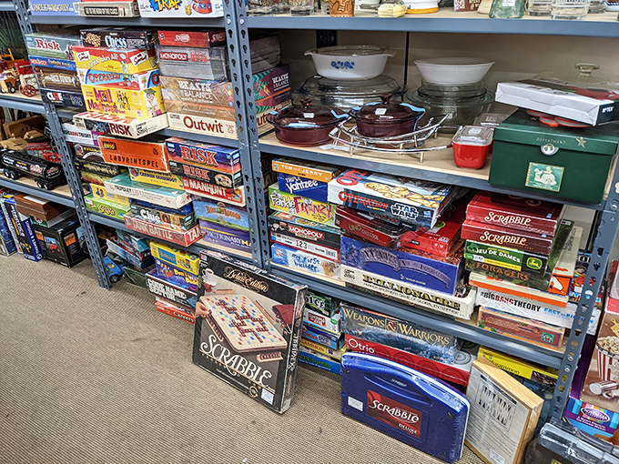 Board game bonanza! From vintage Monopoly to Star Wars strategy, these boxes contain rainy day memories spanning decades of family game nights.