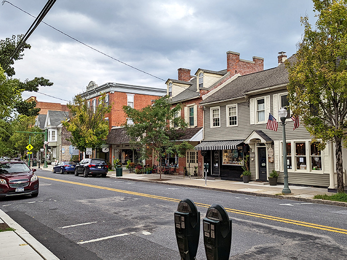 Main Street's mix of architectural styles creates a visual timeline of American design. No filter needed for this Instagram-worthy streetscape.