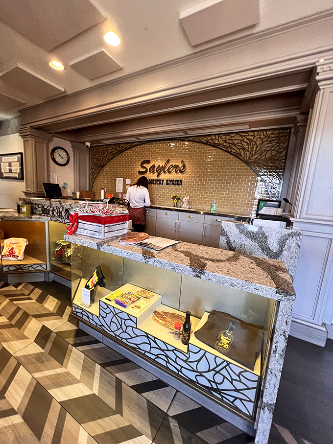 A reception area that says, "Welcome to the place where diet plans come to die gloriously."