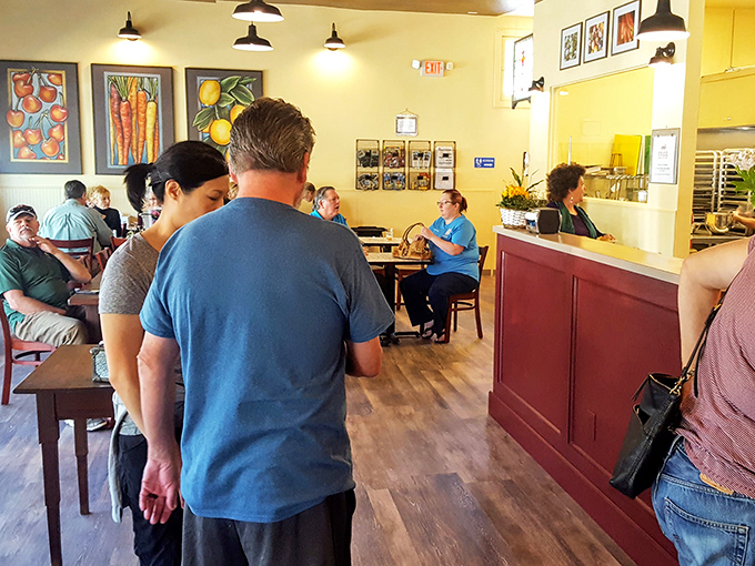 The line forms for a reason. These patrons aren't just waiting for pie; they're queuing for an experience that will render all other desserts temporarily irrelevant.