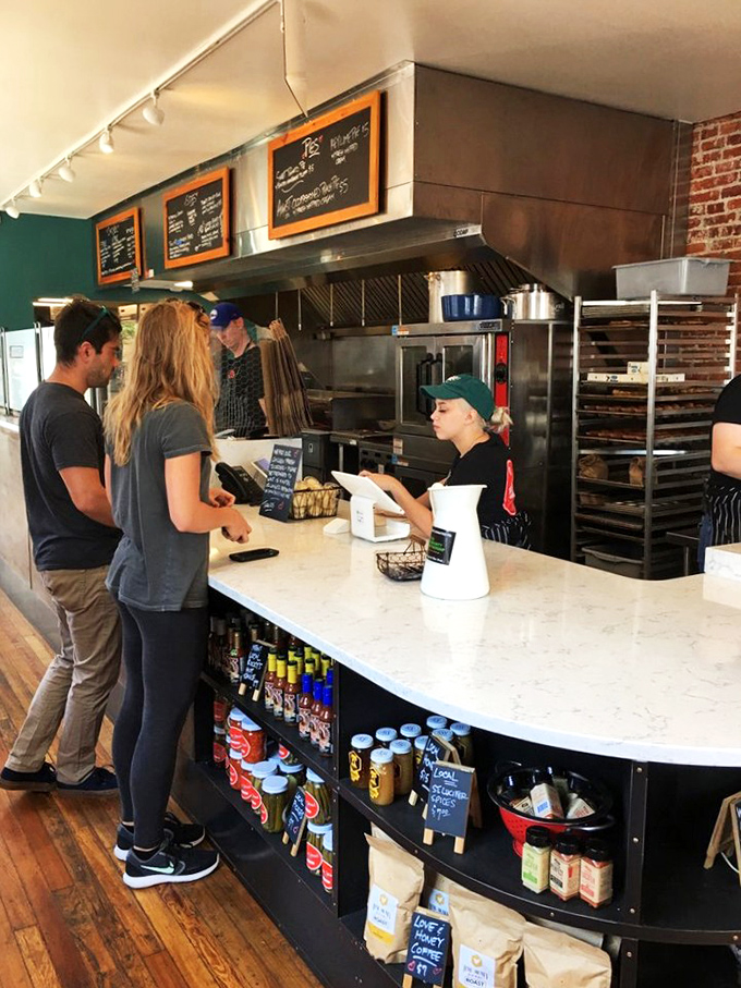 The ordering counter where dreams come true and diet plans go to die, all with a smile and efficient service.