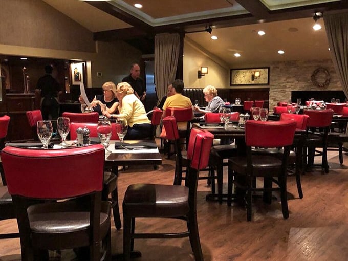 Where important decisions are made, like whether to order dessert (always yes). The warm wood and elegant surroundings elevate even Tuesday dinner to an occasion.