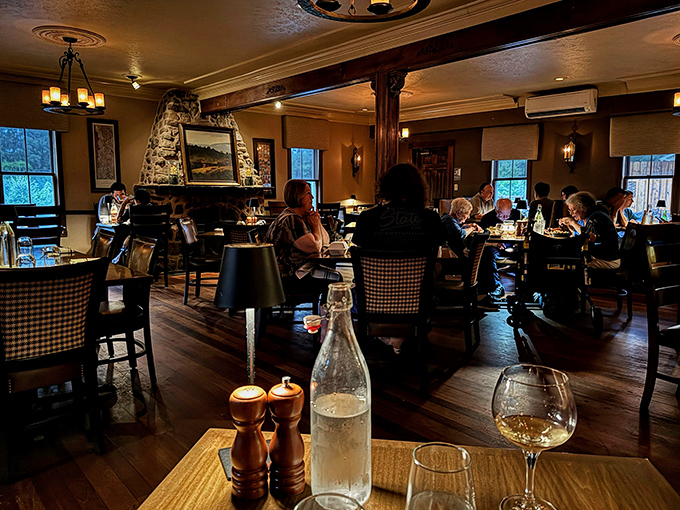 This isn't just a bar&mdash;it's a shrine to liquid craftsmanship where wood and brass create the backdrop for evening memories.