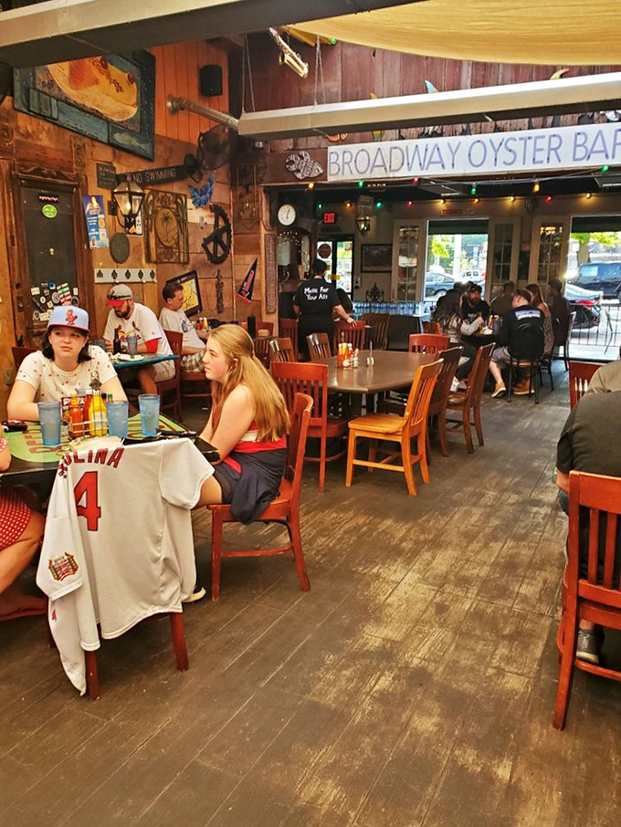 Cardinals fans and food lovers unite in this warm wooden haven where baseball jerseys are as welcome as an adventurous appetite.