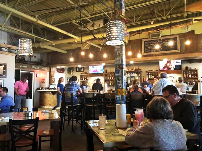 Where seafood stories are shared. This buzzing dining room captures that perfect decibel level between "lively atmosphere" and "I can actually hear my companions."