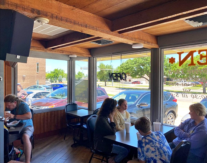 These aren't just customers&mdash;they're initiates in the Neptune sandwich experience, sharing a moment of culinary communion.