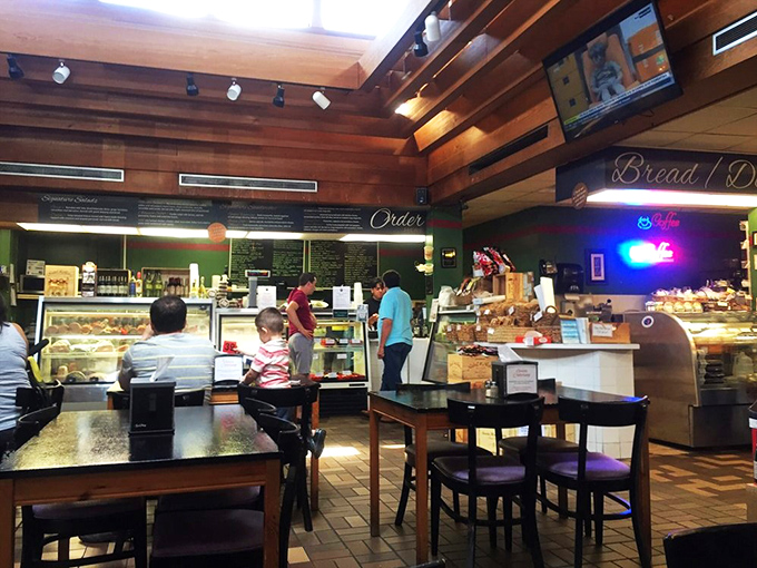 The dining area offers the perfect stage for the main event: watching your friends' eyes roll back in delight at first bite.