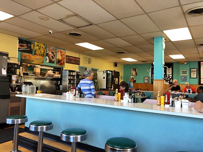 Where strangers become regulars and regulars become family. This cozy interior has been hosting Omaha's morning rituals for generations.